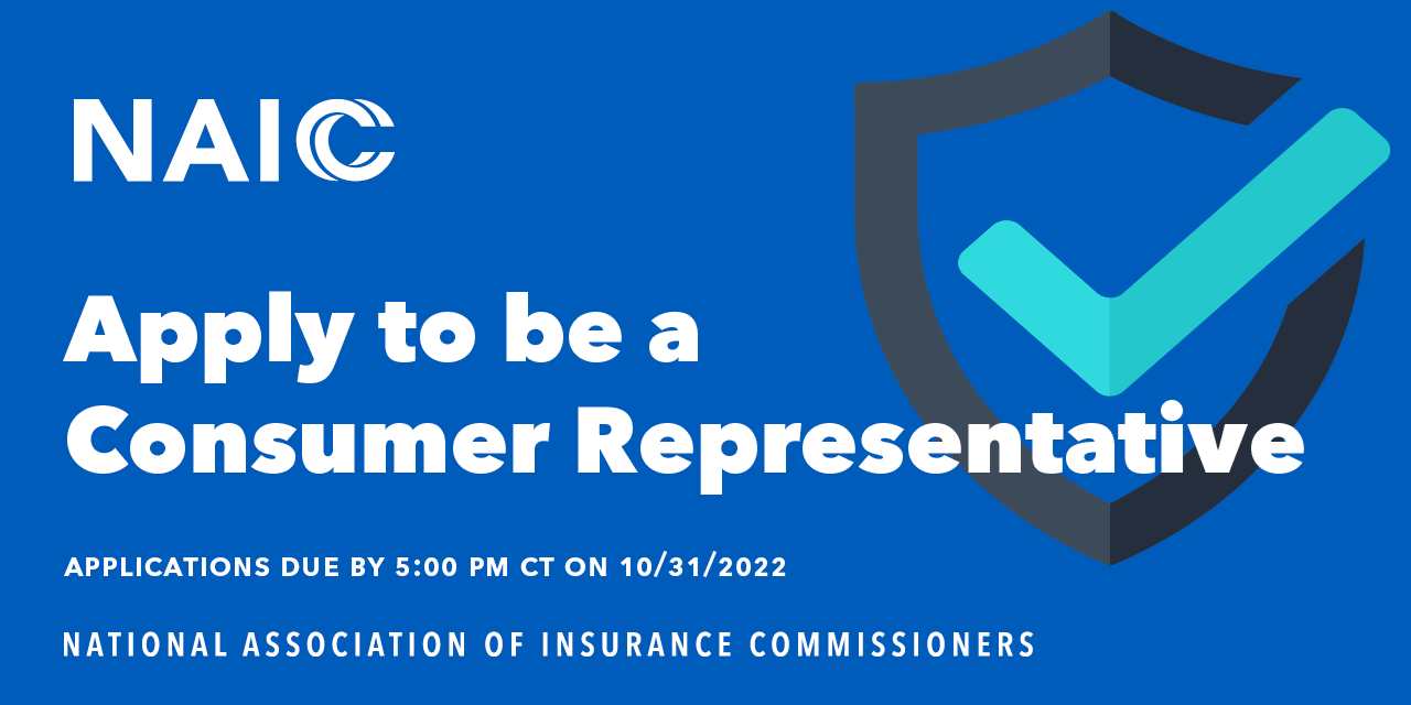 NAIC Now Accepting Applications for 2023 Consumer Representatives